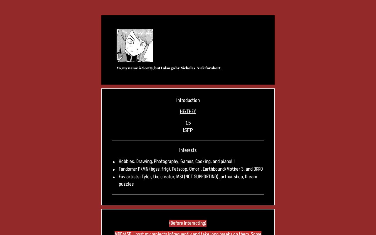 Scott/Silver’s caard